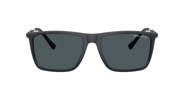 Armani Exchange Square Frame Sunglasses - Matte Blue