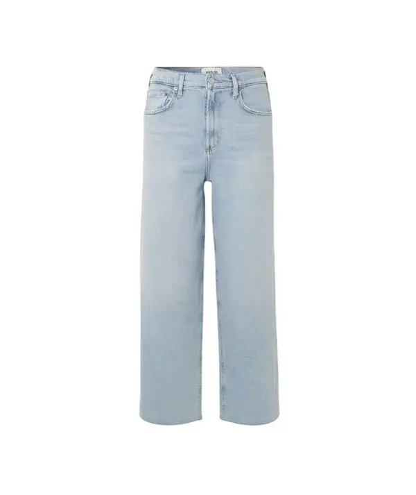 AGOLDE Ren High-rise Wide-leg Jeans - Blue