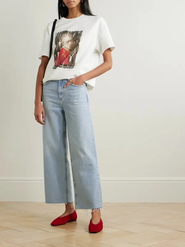 AGOLDE Ren High-rise Wide-leg Jeans - Blue