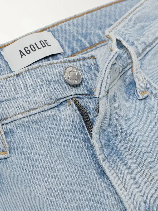 AGOLDE Ren High-rise Wide-leg Jeans - Blue