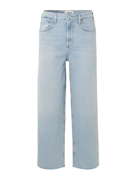 AGOLDE Ren High-rise Wide-leg Jeans