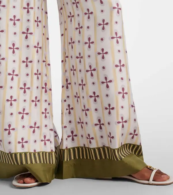 La DoubleJ Eclipse Placee Silk Palazzo Pants