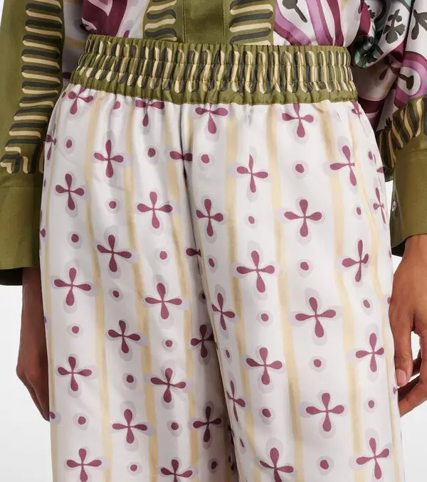 La DoubleJ Eclipse Placee Silk Palazzo Pants