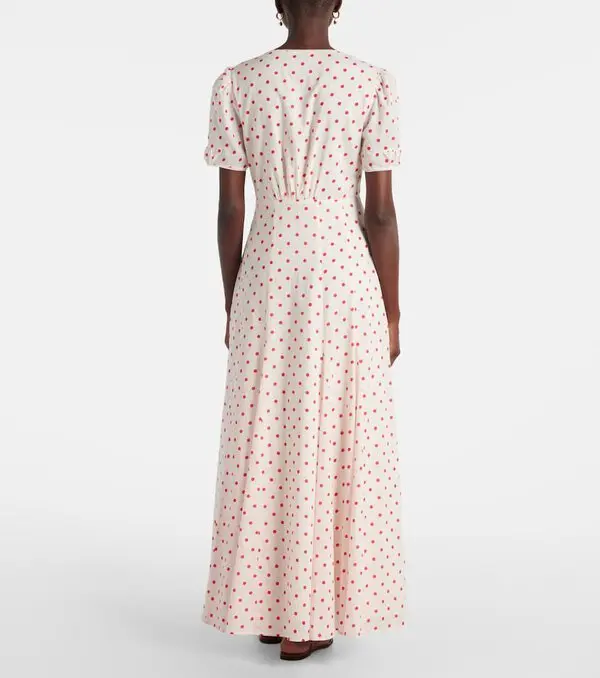 Posse Paloma Polka-dot Maxi Dress - Multicoloured