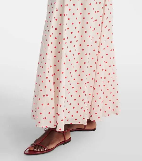 Posse Paloma Polka-dot Maxi Dress - Multicoloured