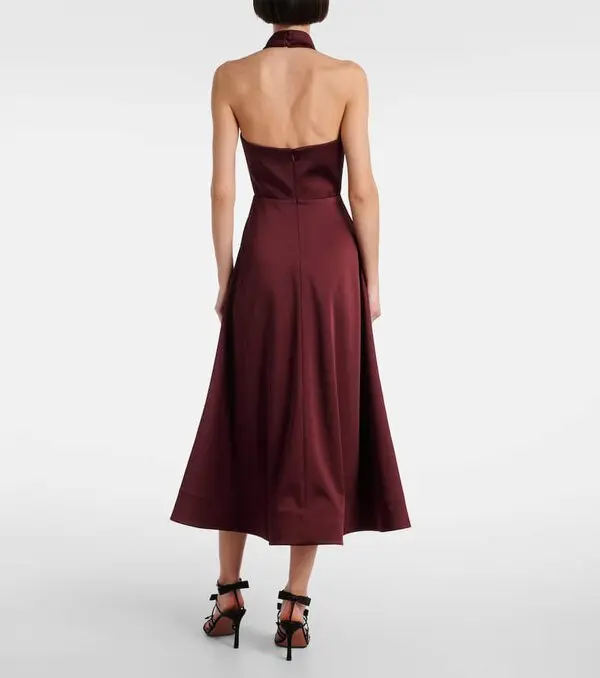 Rebecca Vallance Merlot Cocktail Dress - Burgundy