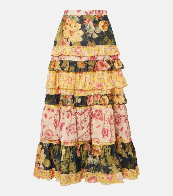 Valentino Garavani Patchwork Maxi Skirt