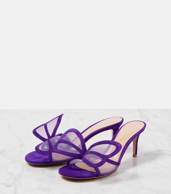 GIANVITO ROSSI Butterfly 70 Mules