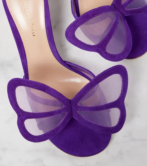 GIANVITO ROSSI Butterfly 70 Mules
