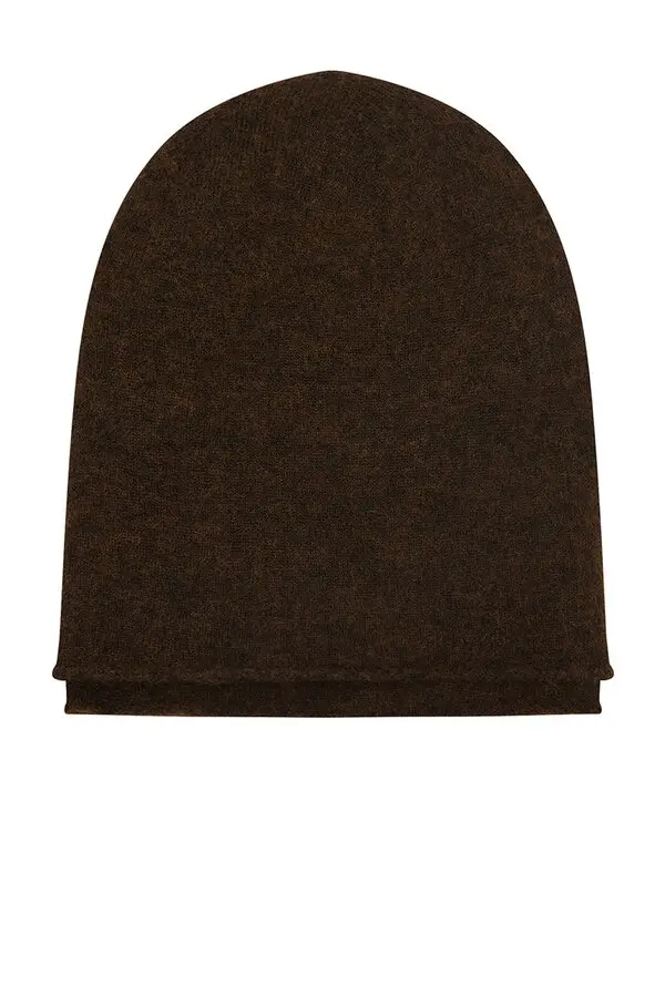 THE ROW Tony Beanie - Smoke Brown