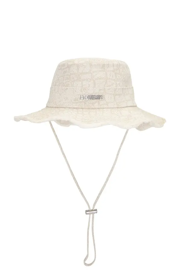 Jacquemus Le Bob Artichaut Bucket Hat - Croco Beige