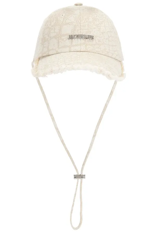 Jacquemus La Casquette Artichaut Cap - Croco Beige