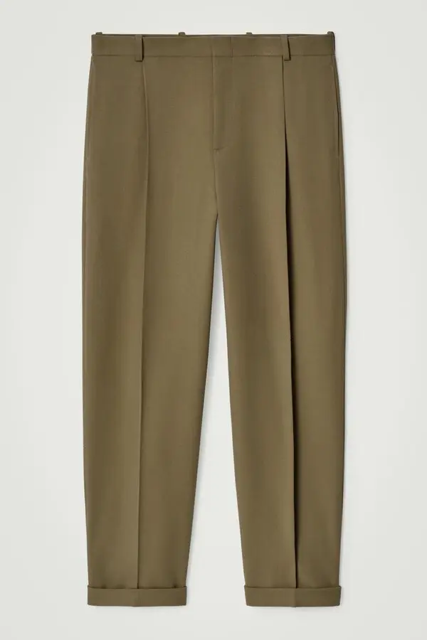 Cos Wool-twill Turn-up Pants