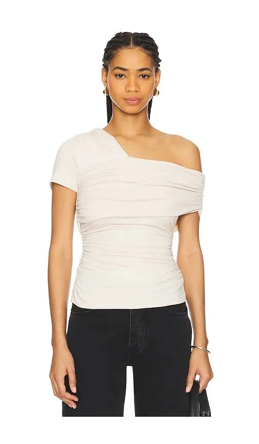 Susana Monaco One Side Off Shoulder Top