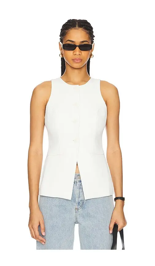 Good American Luxe Suiting Sculpted Vest