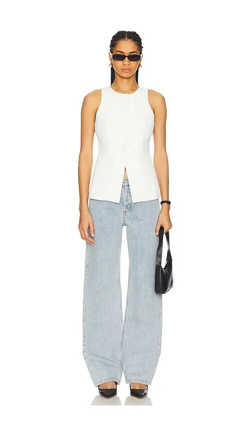 Good American Luxe Suiting Sculpted Vest