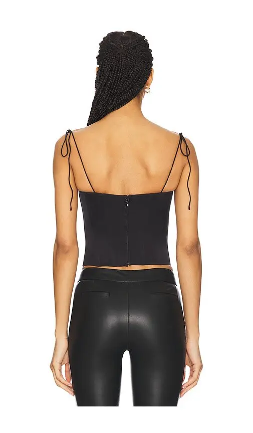 Good American Satin Bustier Top