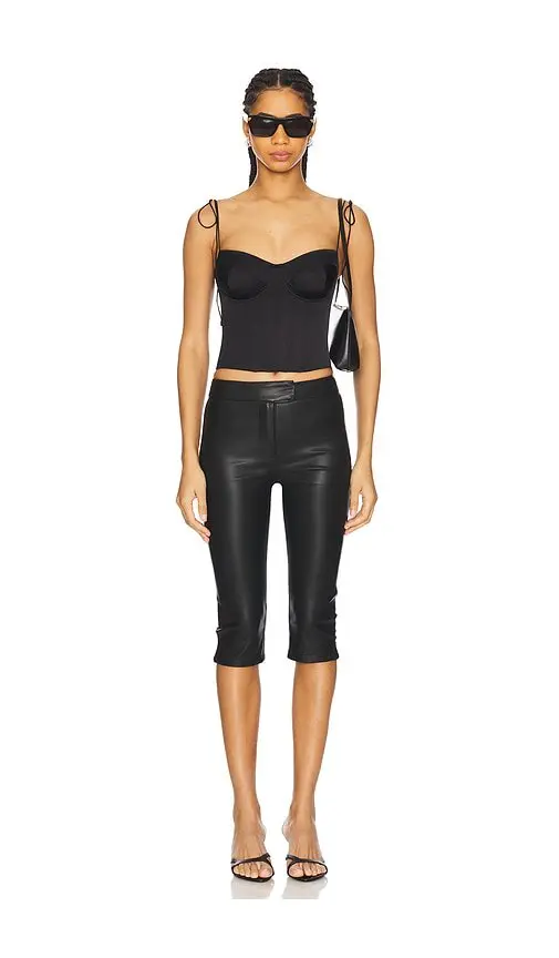 Good American Satin Bustier Top