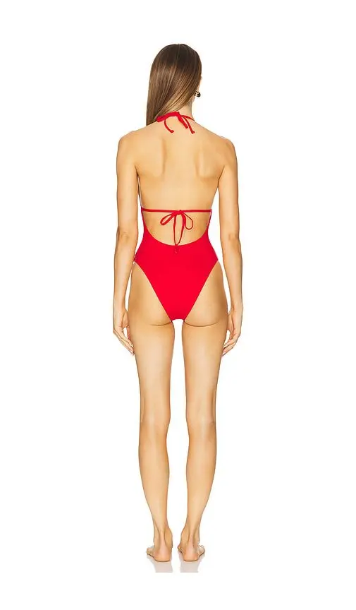 L*Space Desert Days One Piece Swimsuit In Red - Flame