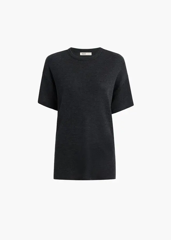 Khaite Maeve T-shirt - Charcoal