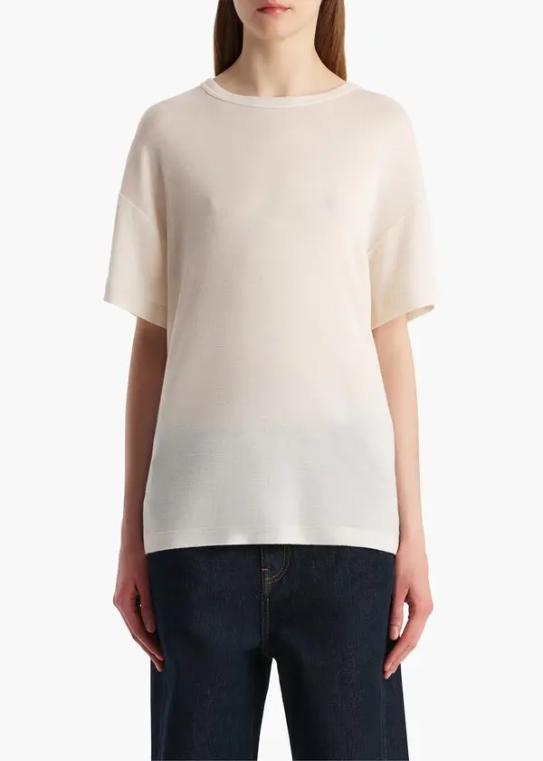 Khaite Maeve T-shirt - Cream