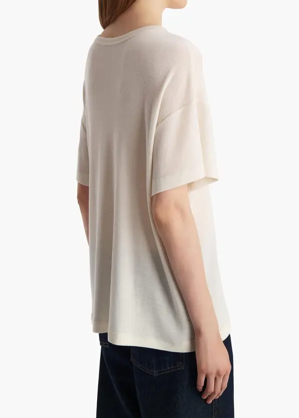 Khaite Maeve T-shirt - Cream