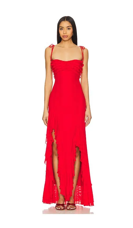 Majorelle Charrisse Gown - Red