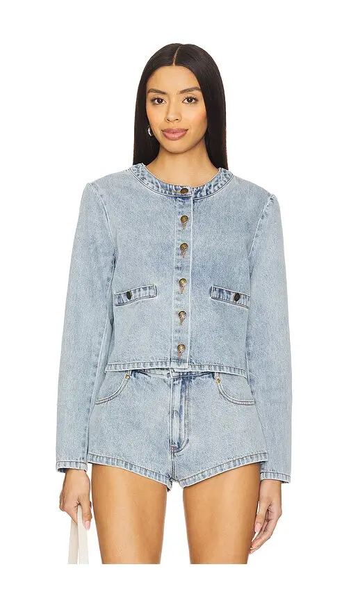 Amanda Uprichard Long Sleeve Braswell Top