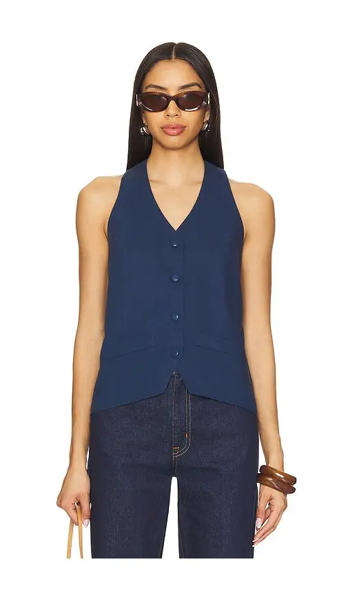 ALL THE WAYS Rhae Open Back Vest