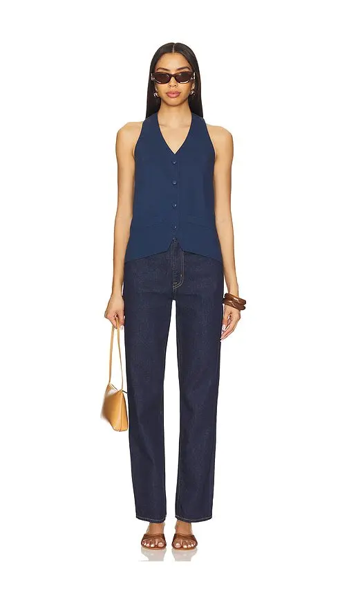 ALL THE WAYS Rhae Open Back Vest