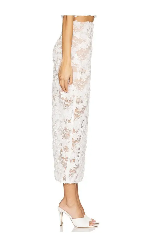 ELLIATT Vonni Floral Sequin Skirt