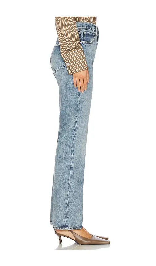 FRAME Vertical Straight Leg Jeans - Blue