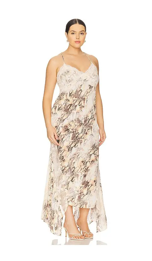 AFRM Vince Dress With Lace Detailing