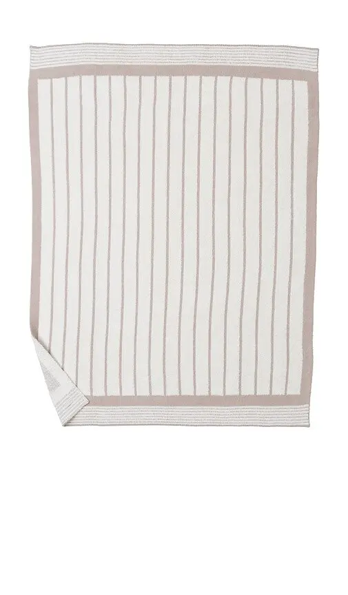 Barefoot Dreams Cozychic Border Stripe Throw