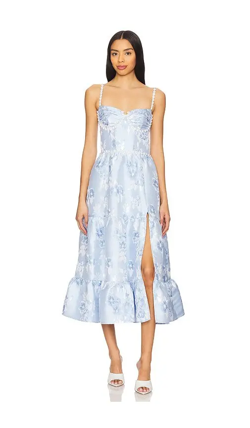 V. CHAPMAN Lorenza Midi Dress