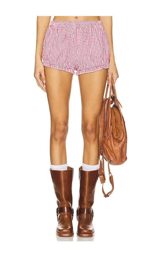 MORE TO COME Halley Bloomer Short - Red