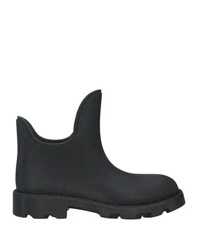 Burberry Ankle Boots In Synthetic Material - Black