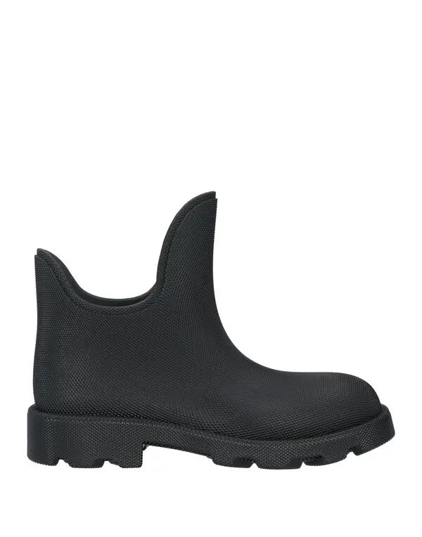 Burberry Ankle Boots In Synthetic Material - Black