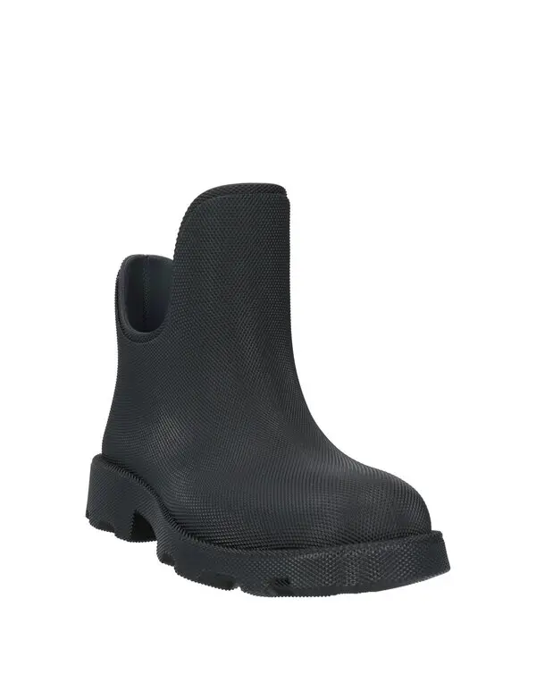 Burberry Ankle Boots In Synthetic Material - Black