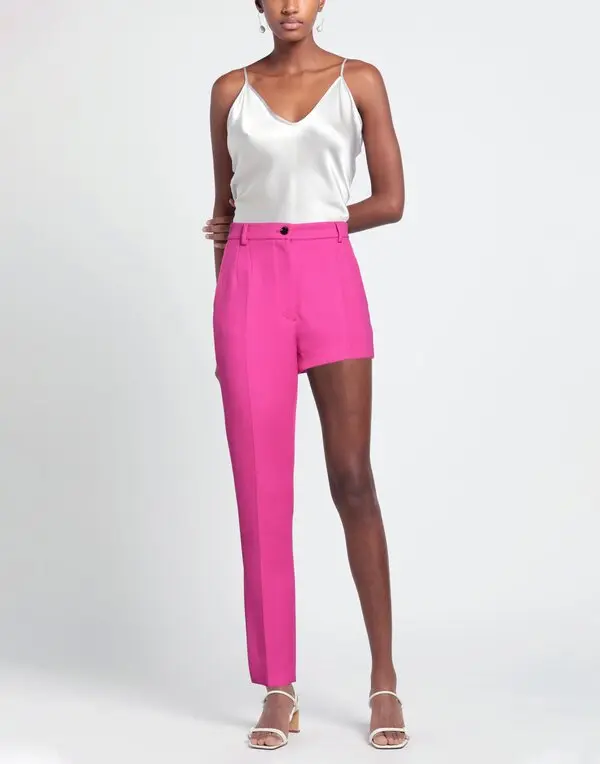 Dolce & Gabbana Straight Leg Virgin Wool Pants