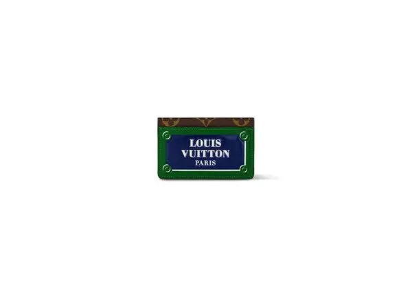 LOUIS VUITTON Card Holder - Blue/green