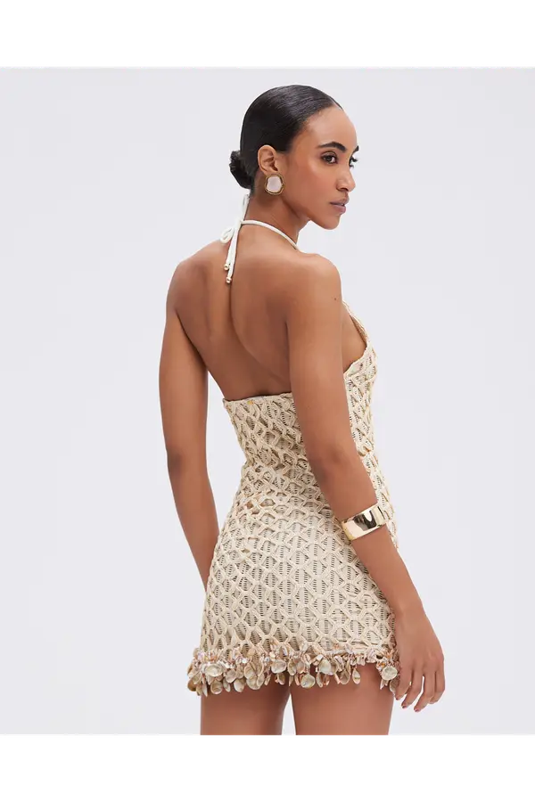 patbo white mesh dress Patbo - Wave Mesh Maxi Skirt