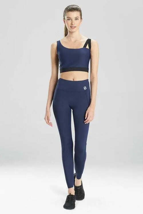 Natori Solstice Asymmetrical Cropped Cami - Black