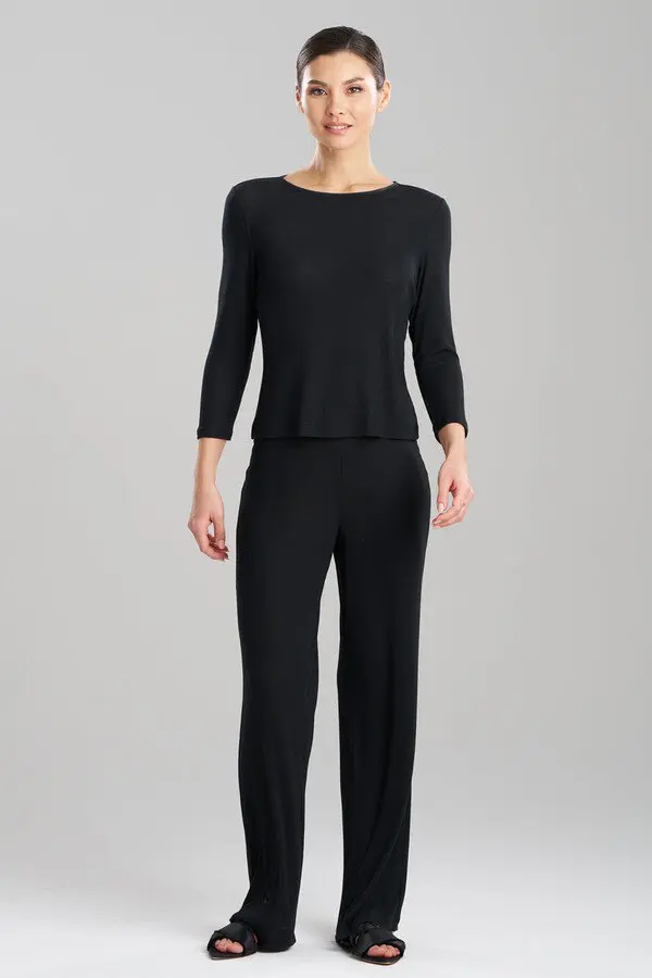 Natori Rib Essentials Long Sleeve Pj