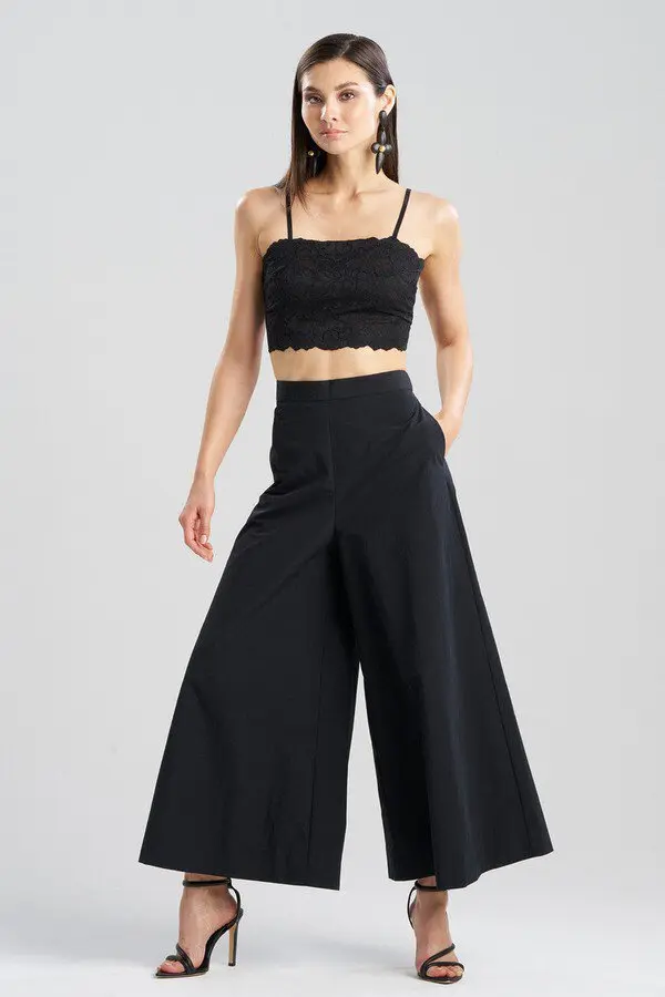 Natori Peony Allover Lace Bralette - Black