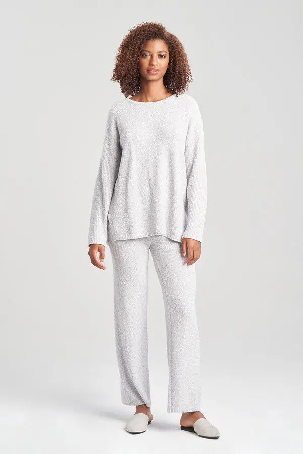 Natori Aura Pullover Sweater - Gray