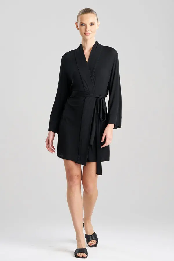 Natori Rib Essentials Wrap - Black