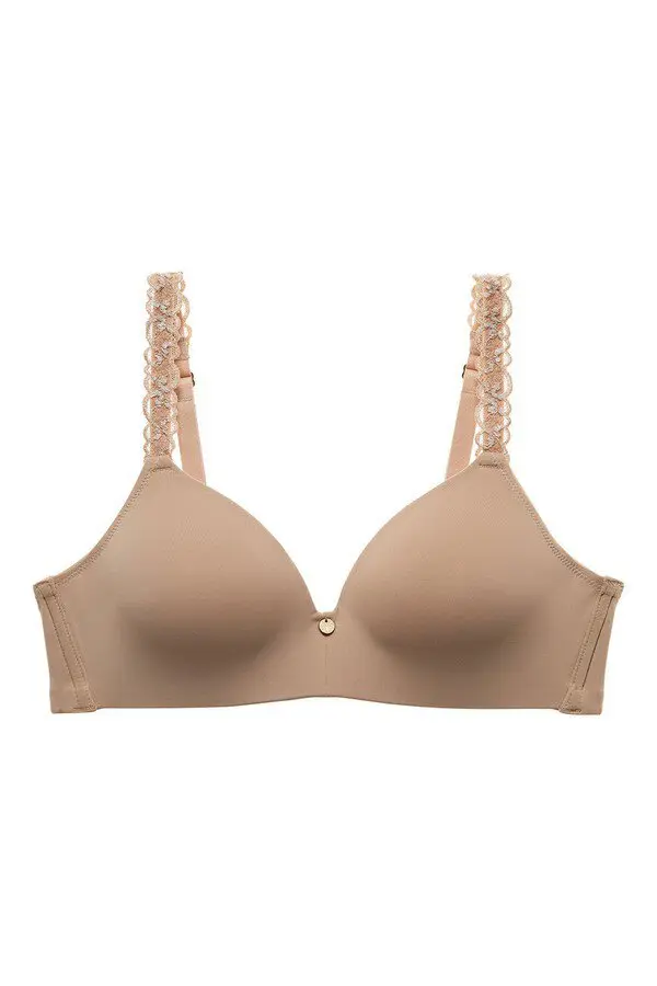 Natori Pure Luxe Wireless Contour Bra - Gold