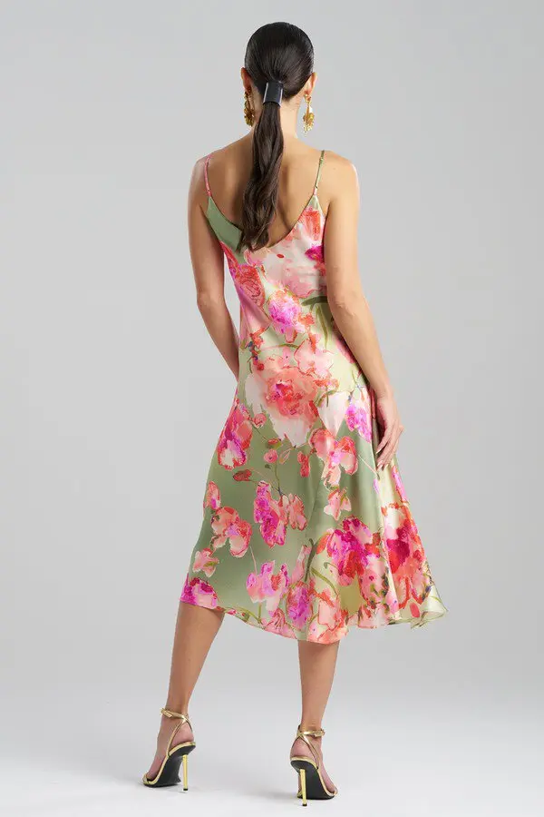 Natori Sakura Matsuri Silk Slip Dress
