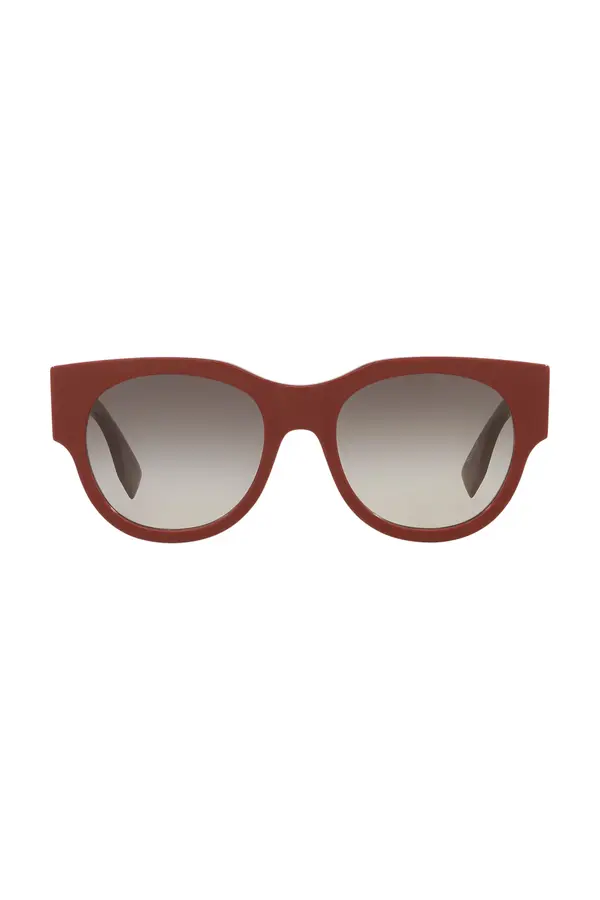 Fendi Sunglasses With Round Frame And Gradient Lenses